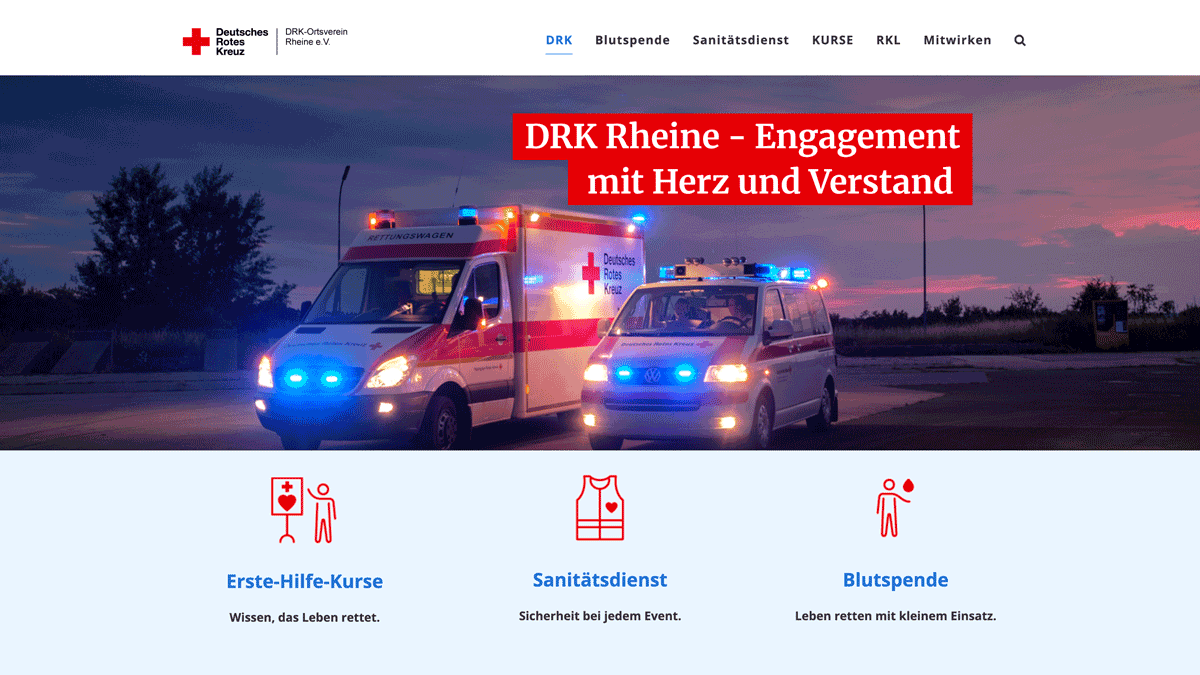 Rotkreuzleitung Rheine – Ehrenamt & Engagement | DRK Rheine